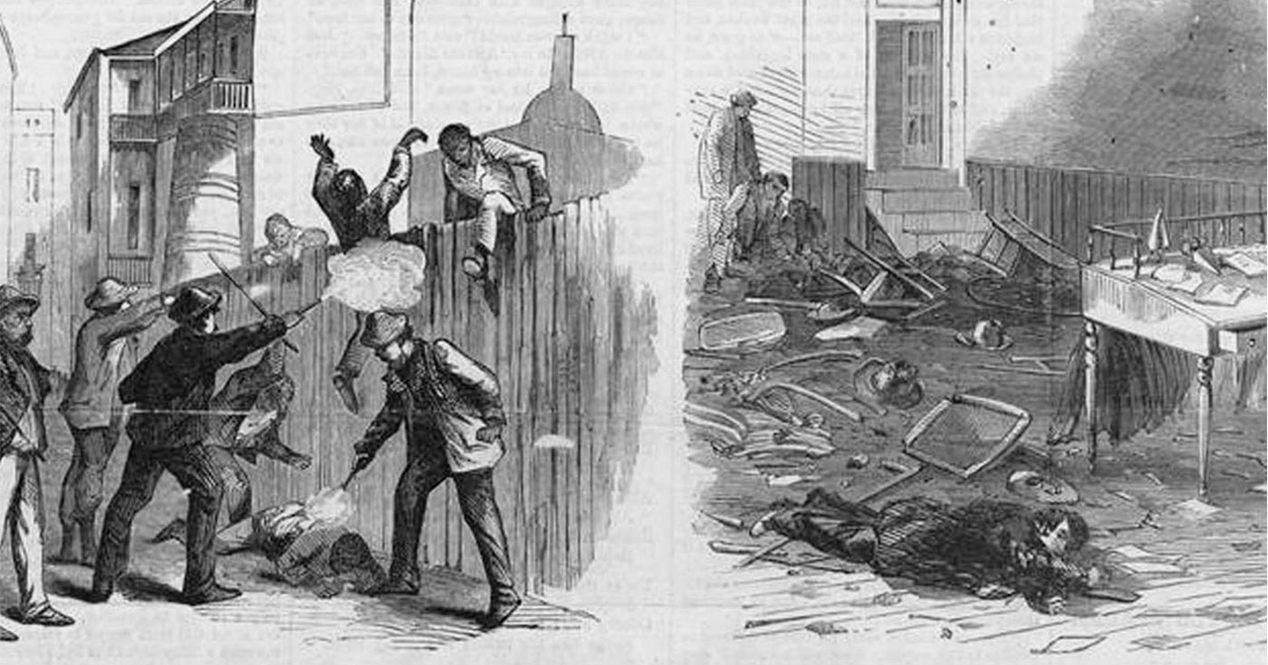 On Jul 30 1866 White Mob Attacks Black Voting Rights Convention In on-jul-30-1866-white-mob-attacks-black-voting-rights-convention-in